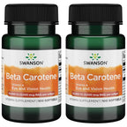 Swanson beta-carotene softgels for vision