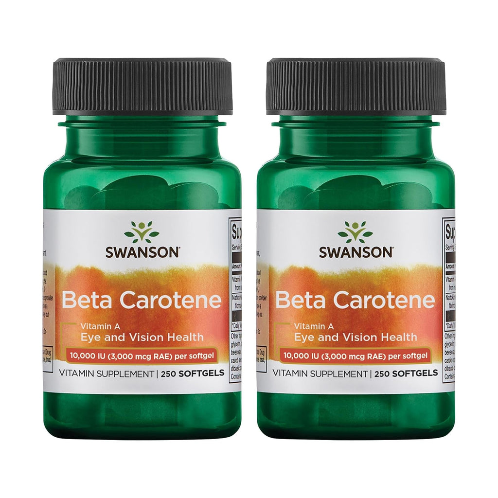 Swanson Beta-Carotene softgels for vision