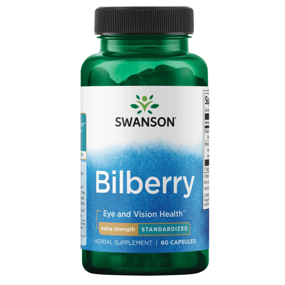Swanson Bilberry capsules for vision support