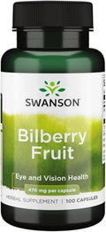 Swanson bilberry fruit capsules