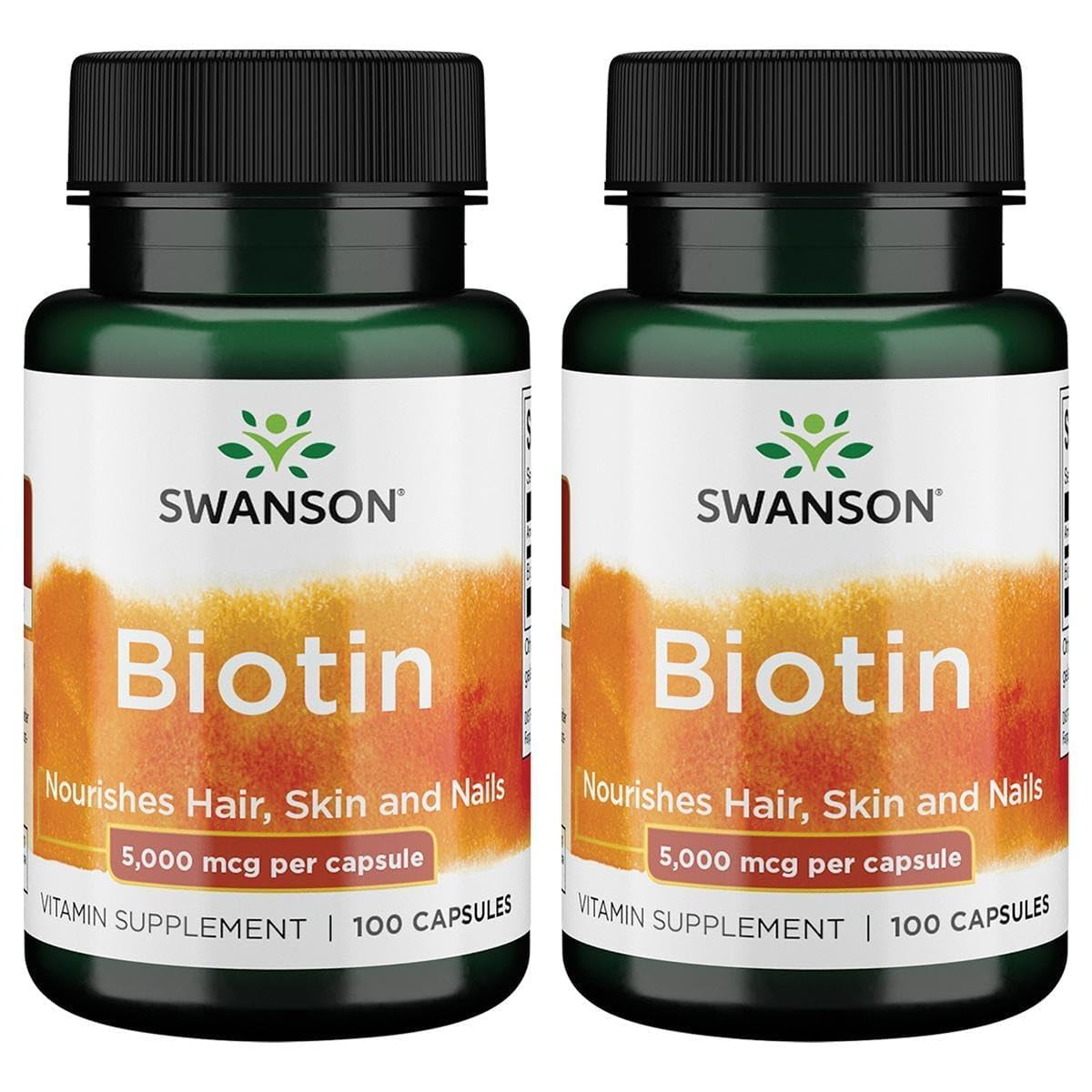 Swanson biotin 5000 mcg capsules