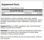 Swanson Biotin 60 tablets support nail strength