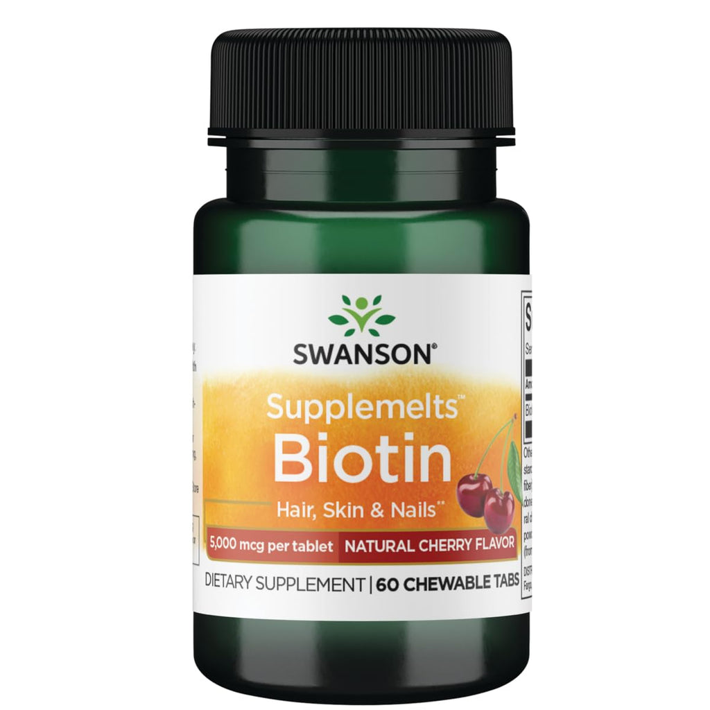 Swanson Biotin chewable vitamins for hair