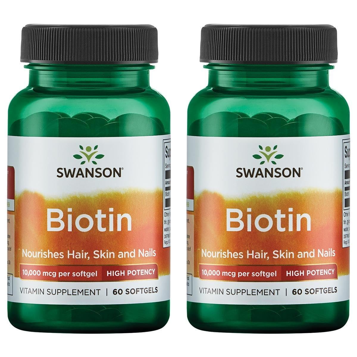 Swanson biotin softgels for healthy hair