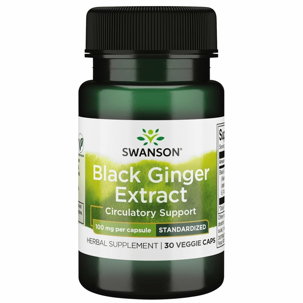 Swanson black ginger extract capsules