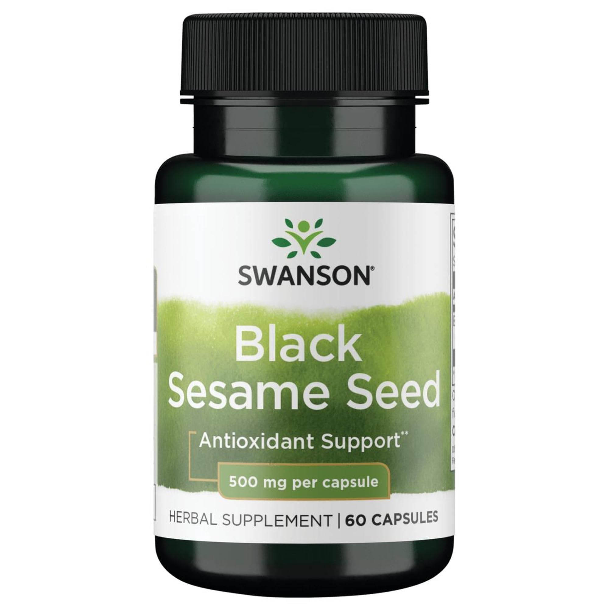 Swanson black sesame seed capsules