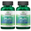 Swanson blended vitamin & mineral supplements for daily health
