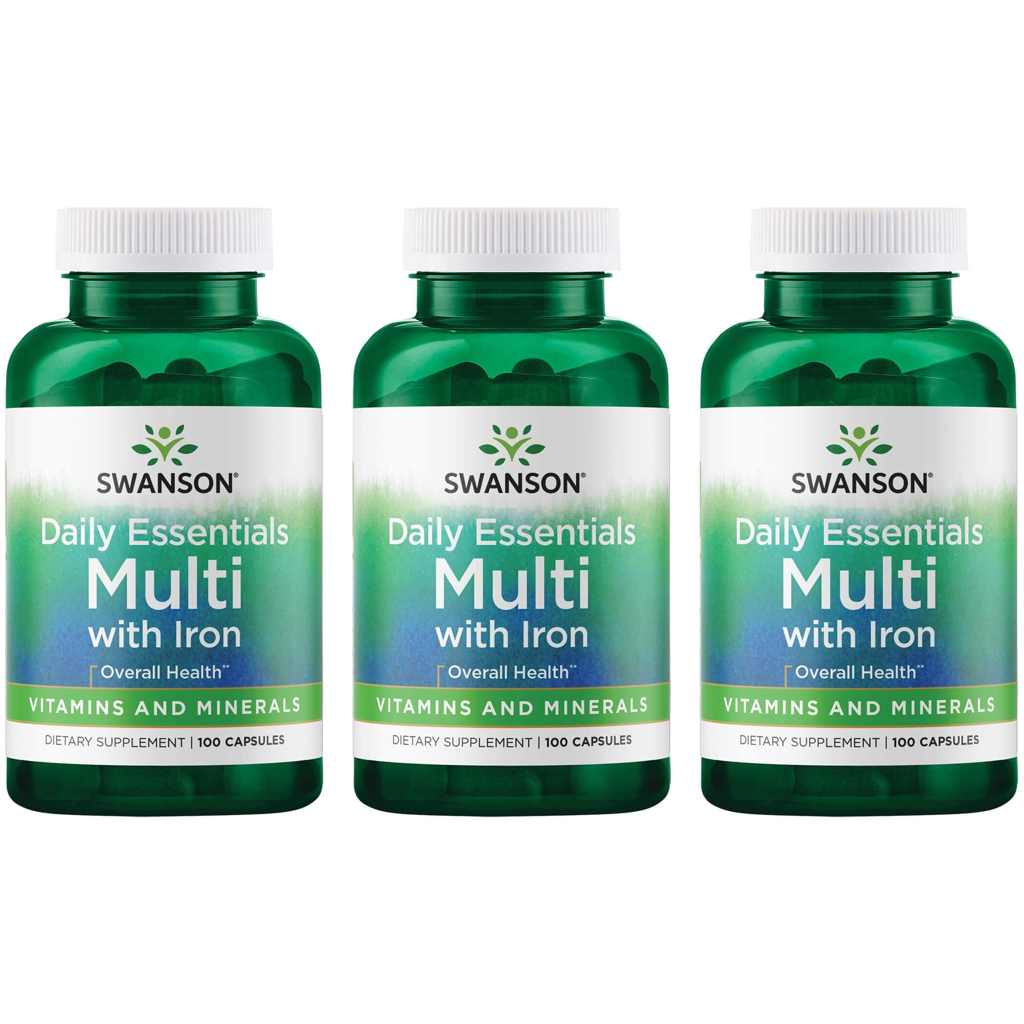 Swanson blended vitamin & mineral supplements
