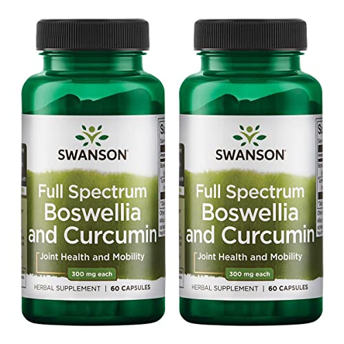 Swanson Boswellia curcumin capsules for joint support