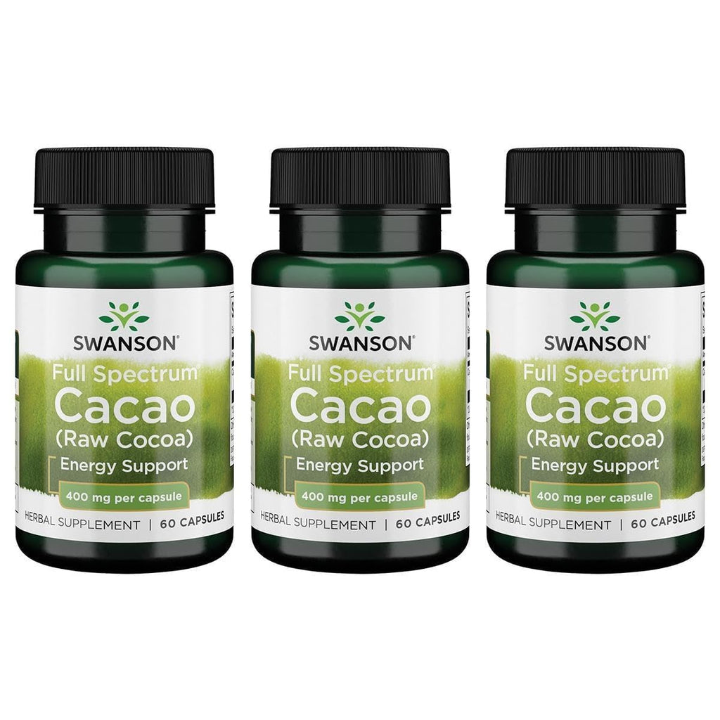 Swanson cacao capsules for energy