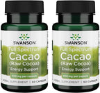 Swanson cacao capsules for energy