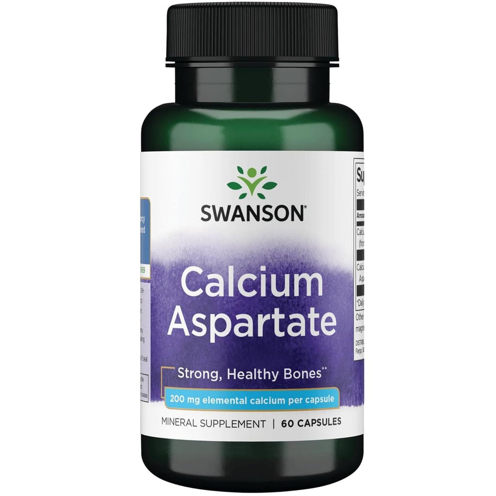 Swanson calcium aspartate supplement capsules