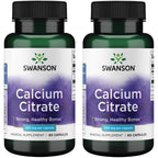 Swanson calcium citrate capsules for bone health