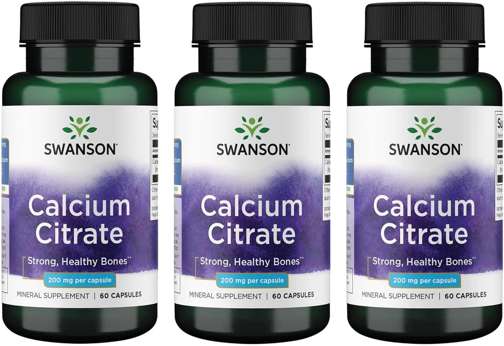 Swanson calcium citrate for strong bones