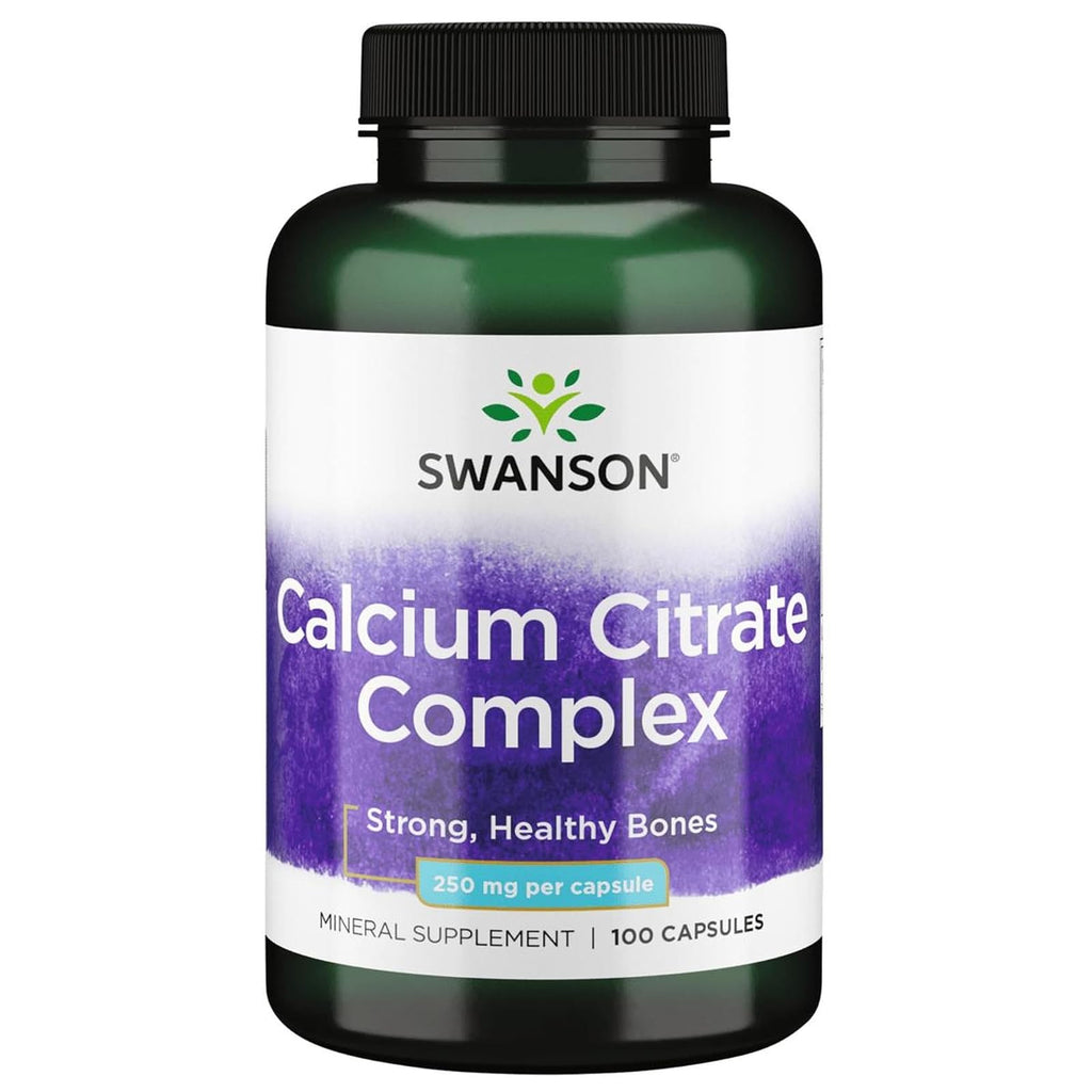 Swanson calcium citrate supplement capsules
