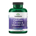 Swanson calcium citrate supplement tablets