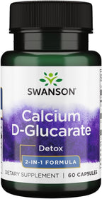 Swanson Calcium D-Glucarate capsules for bone health