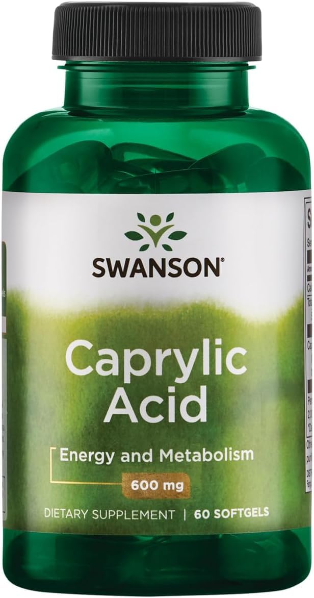 Swanson Caprylic Acid MCT softgels
