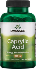 Swanson Caprylic Acid MCT softgels