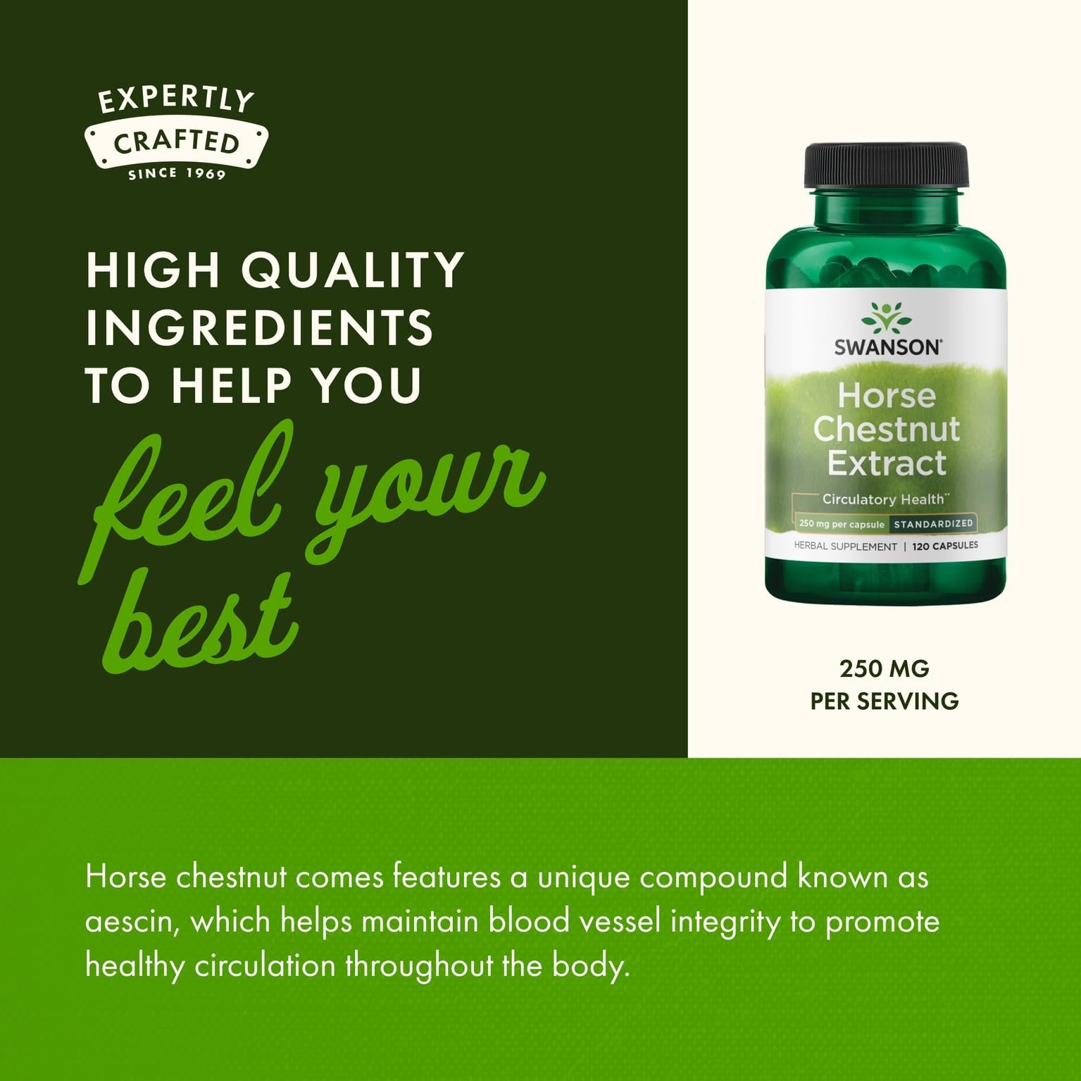 Swanson capsules for healthy veins
