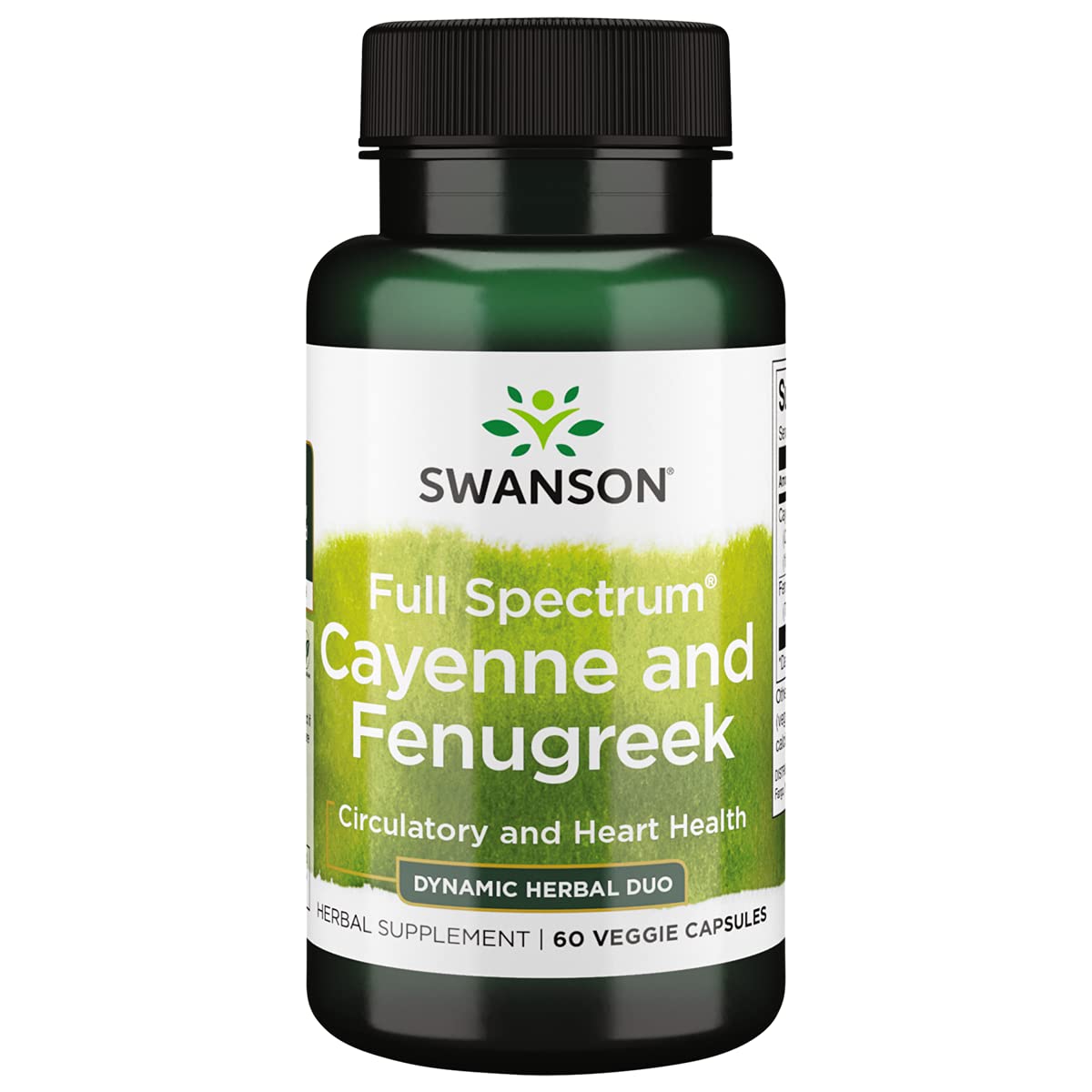 Swanson cayenne herbal supplement capsules