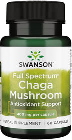 Swanson Chaga mushroom health benefits