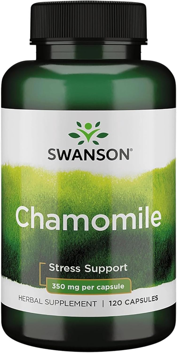 Swanson chamomile tea calming capsules