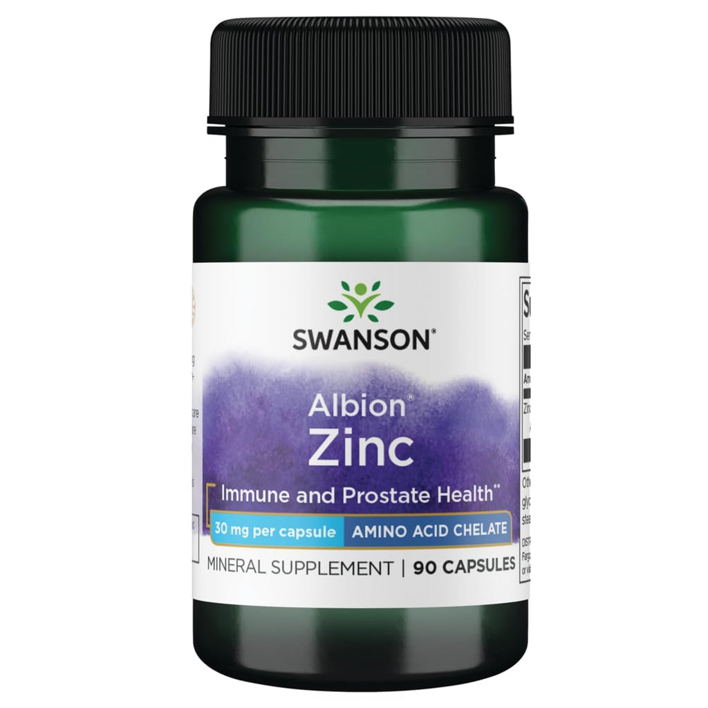 Swanson chelated zinc glycinate capsules
