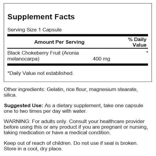 Swanson chokeberry health benefits