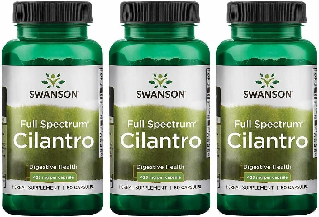Swanson cilantro capsules for vitamin A