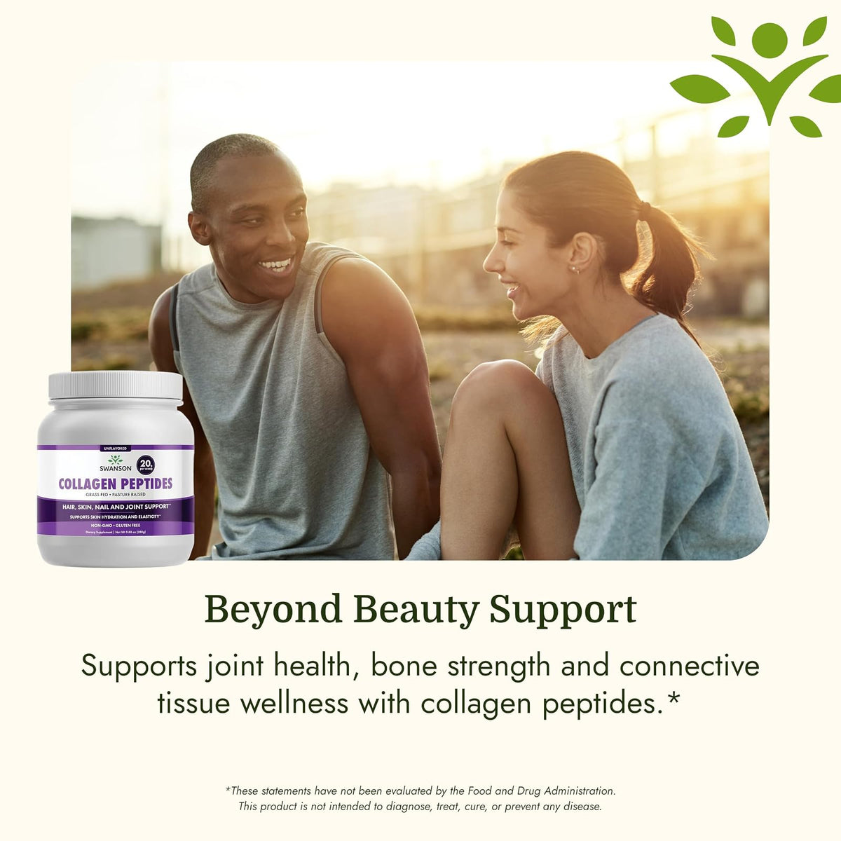 Swanson collagen peptides easy mixing