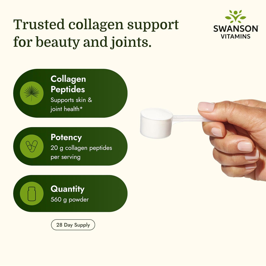 Swanson collagen peptides for joint support
