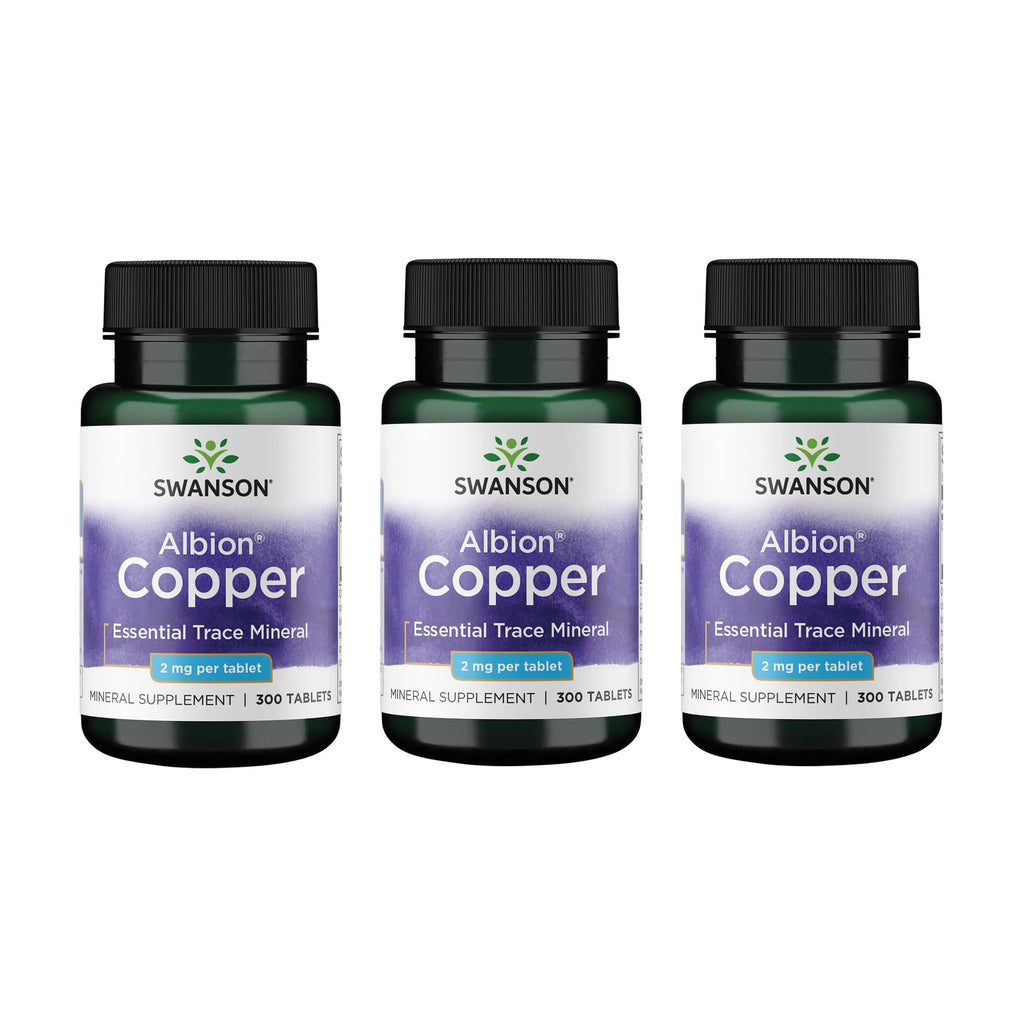 Swanson copper chelate supplement tablets