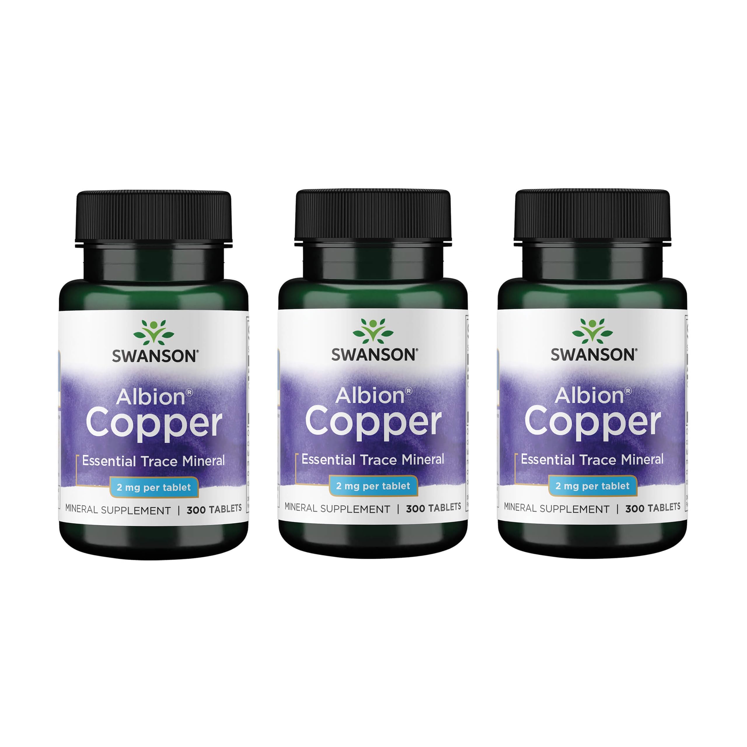 Swanson copper chelate supplement tablets