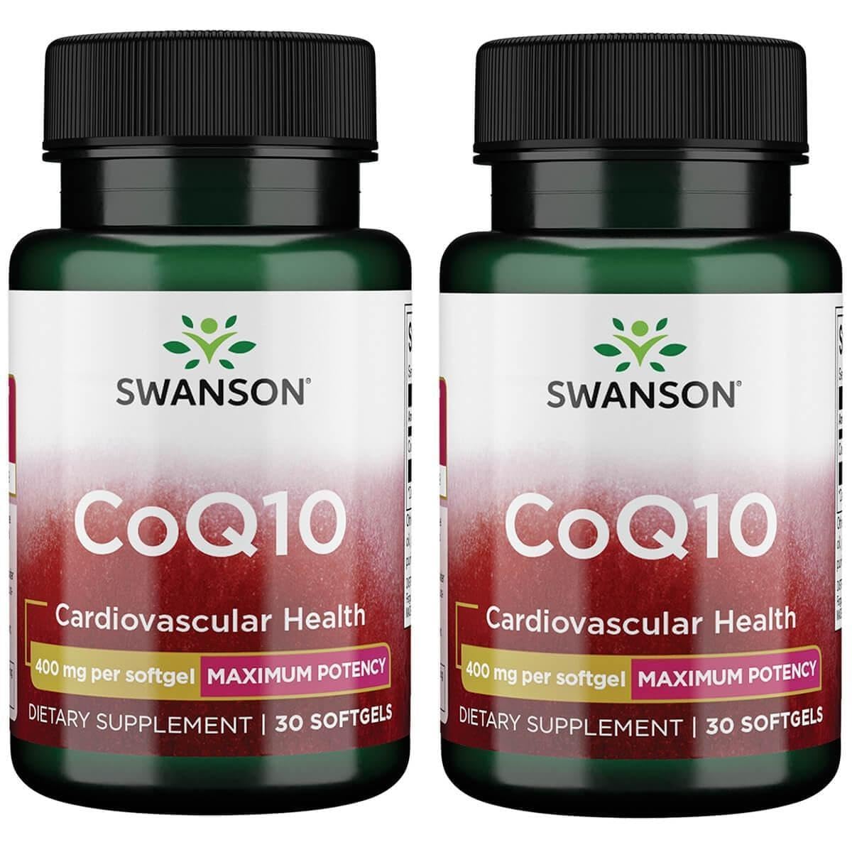 Swanson CoQ10 400 mg softgels for heart health