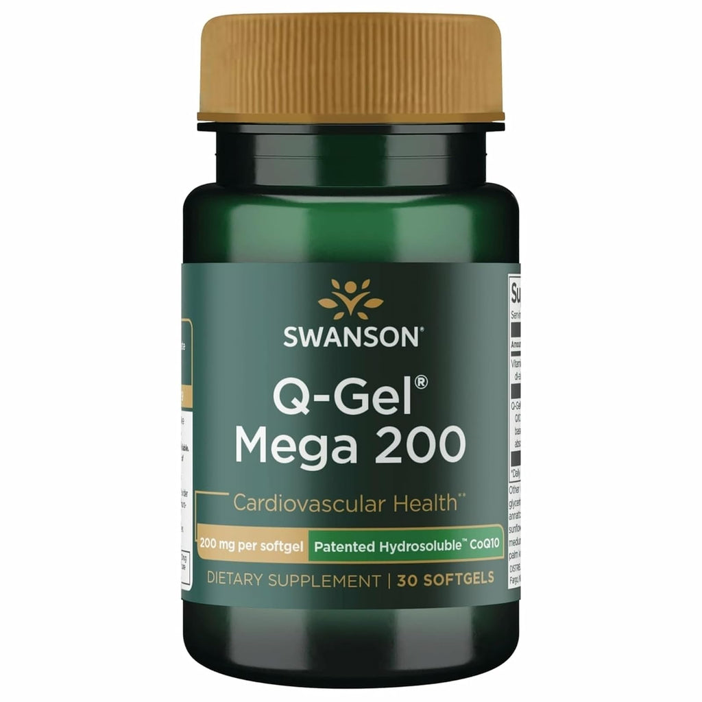 Swanson CoQ10 softgels for energy