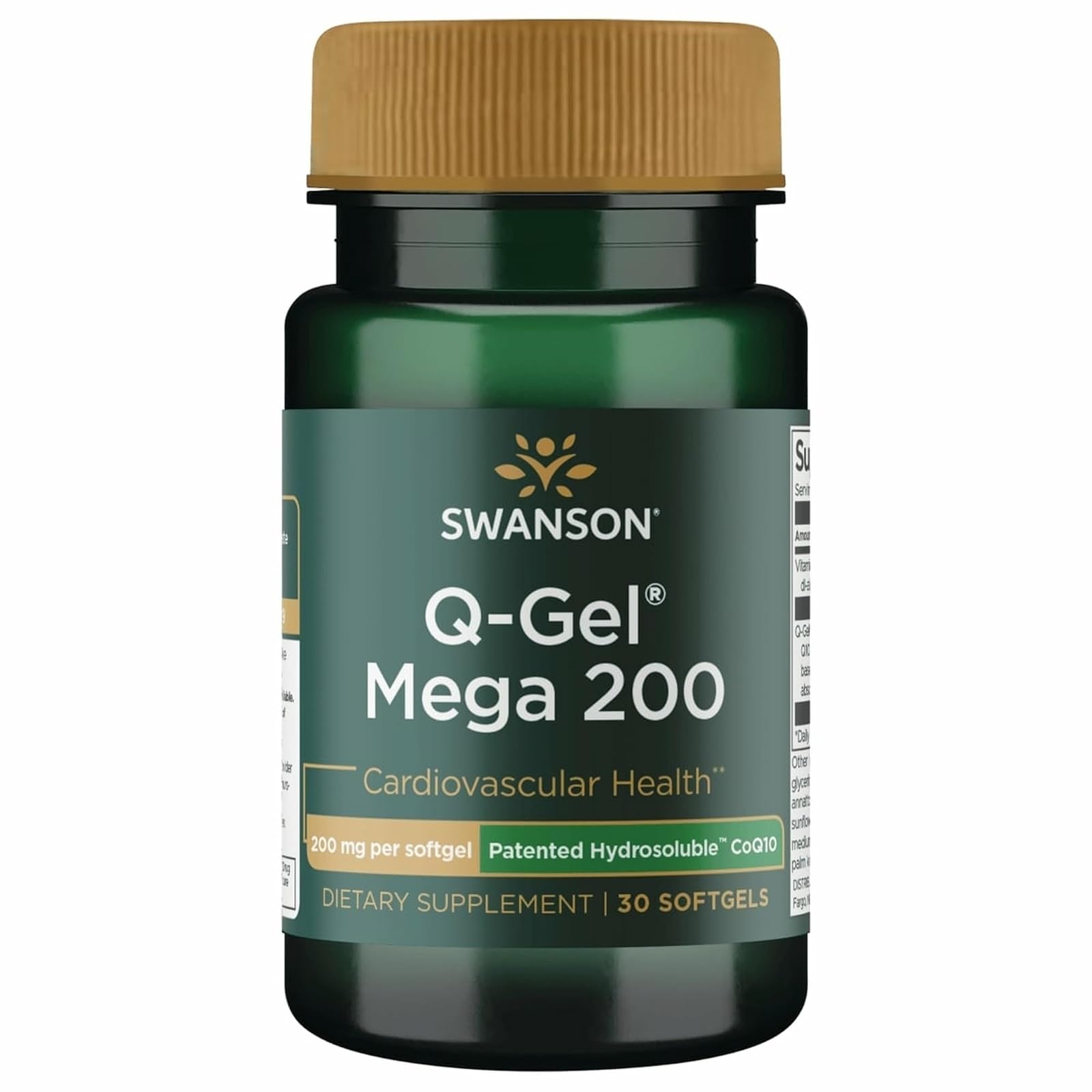 Swanson CoQ10 softgels for energy