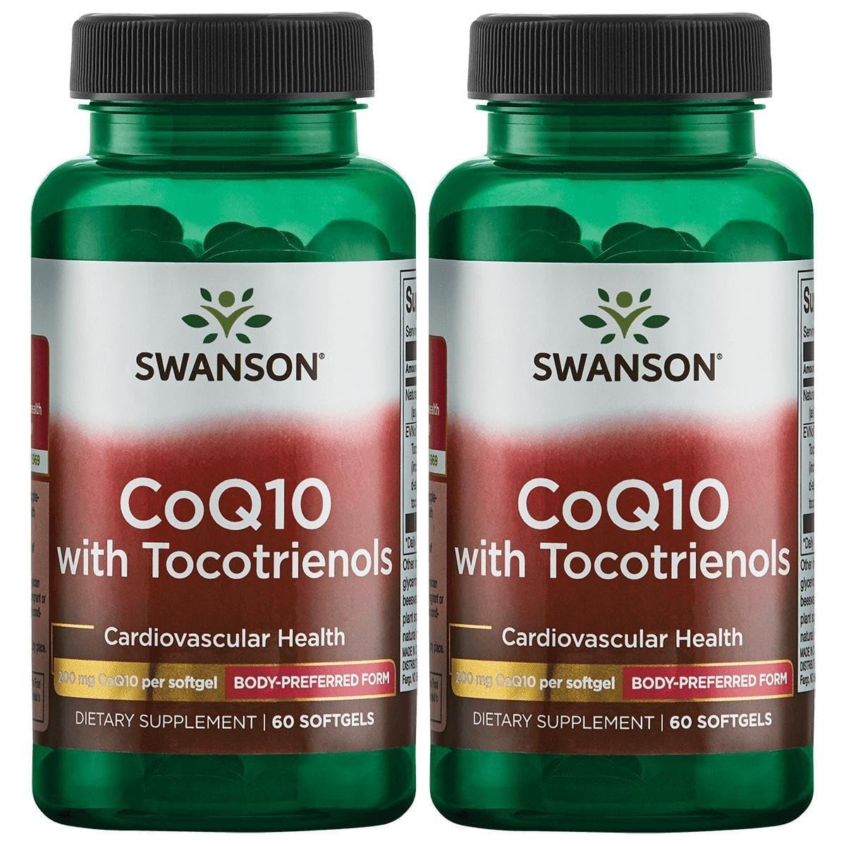 Swanson CoQ10 softgels for heart health