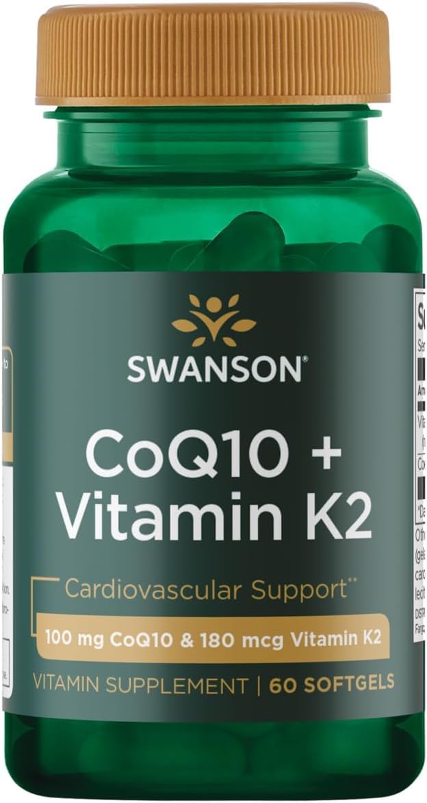 Swanson CoQ10 softgels for heart health