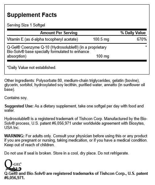 swanson coq10 ubiquinol benefits