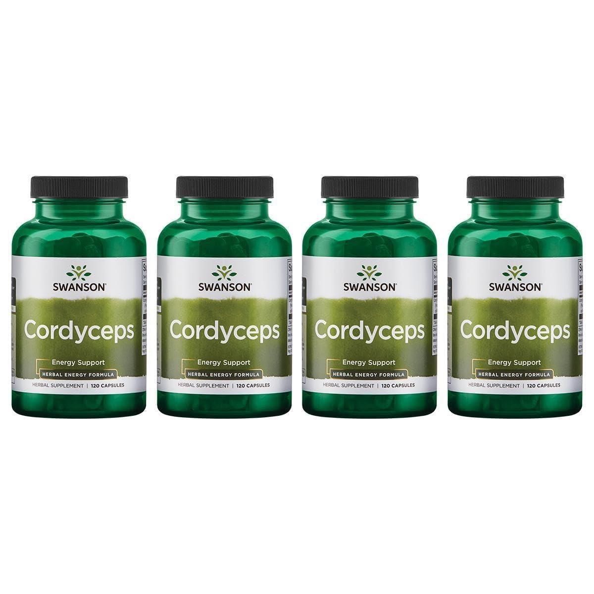 Swanson Cordyceps 600 mg capsules for energy
