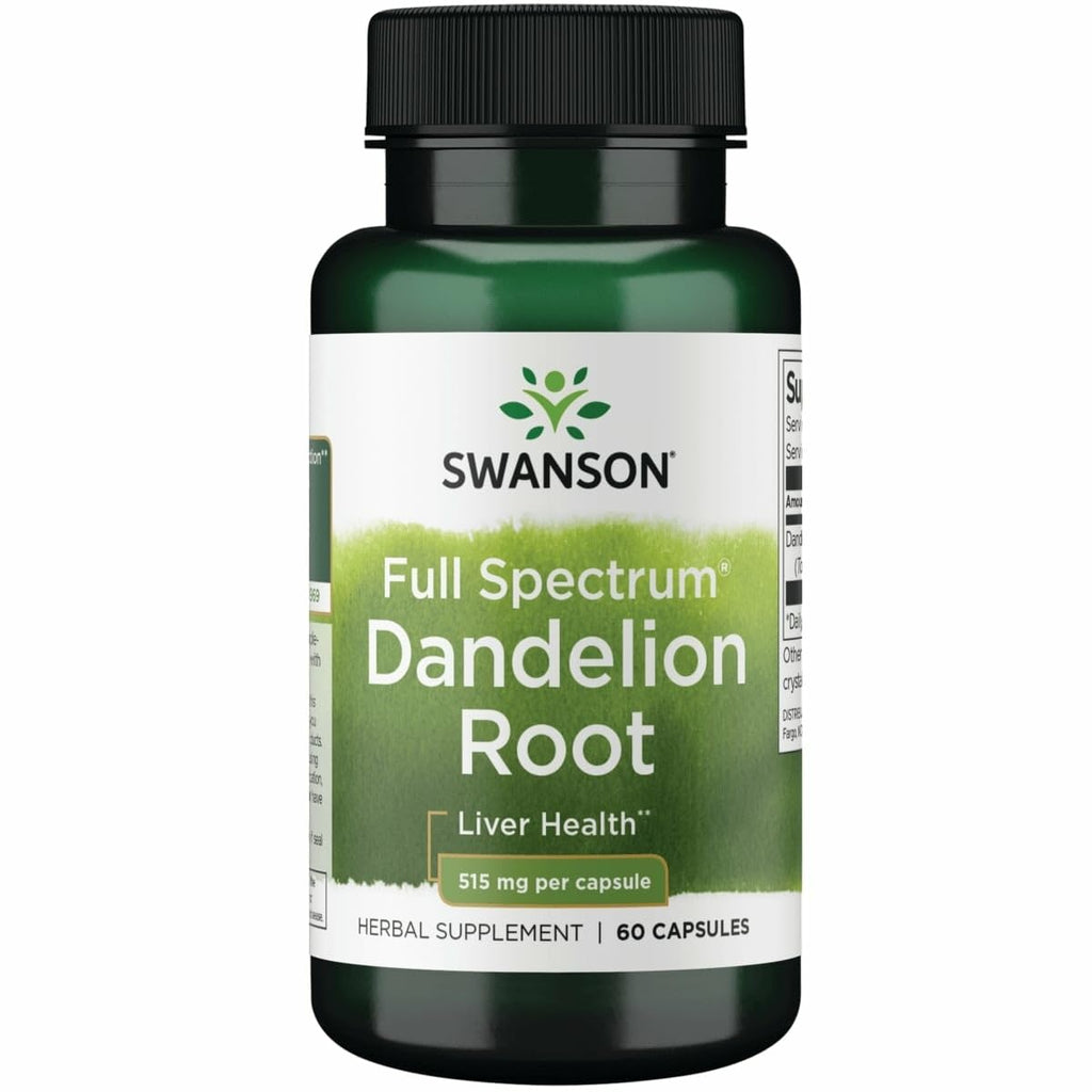 Swanson Dandelion Root capsules for health