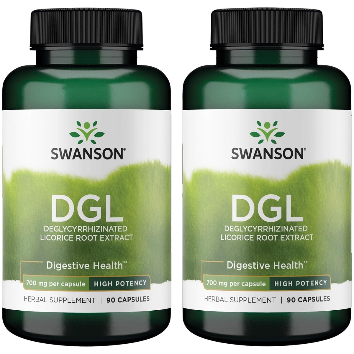 Swanson DGL Licorice root capsules for digestive health