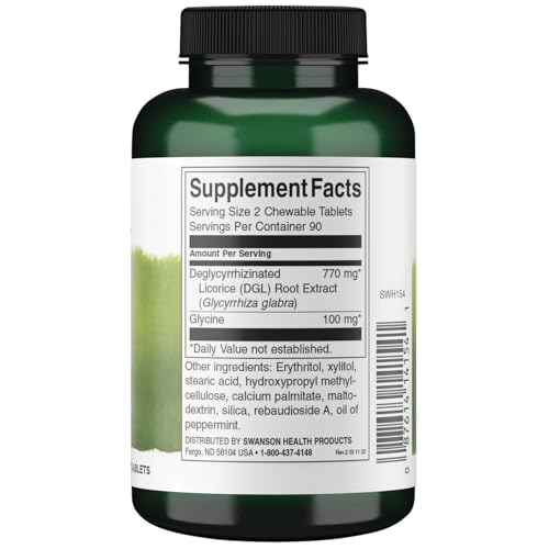 Swanson DGL licorice root wellness