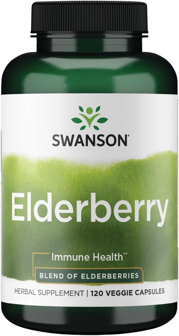Swanson Elderberry capsules for immune support