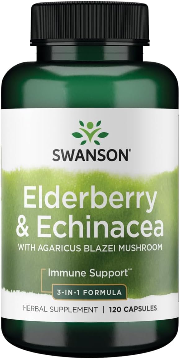 Swanson elderberry immune support capsules