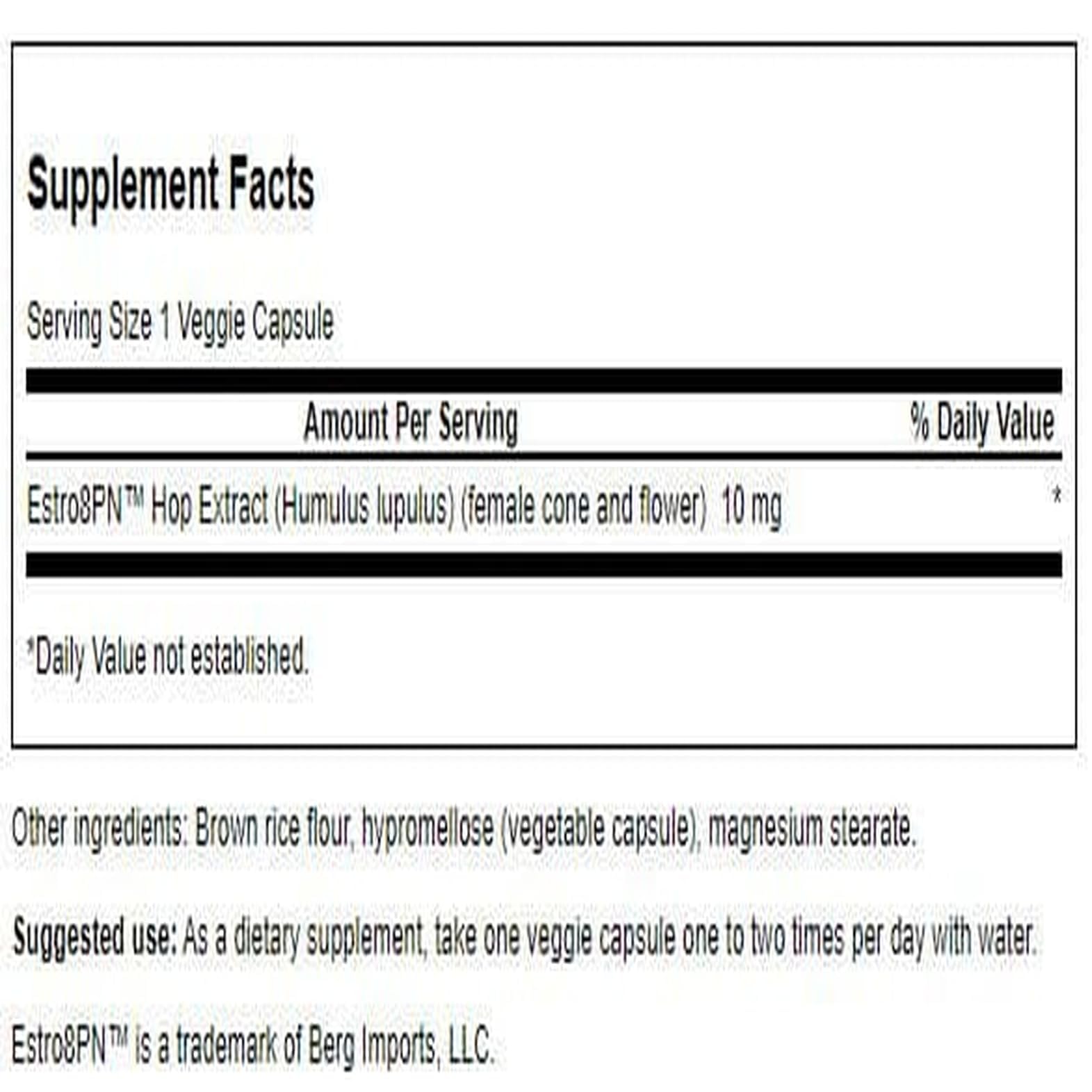 Swanson Estro8Pn for menopause support