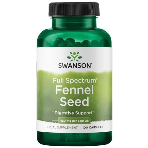 Swanson Fennel 480 mg capsules