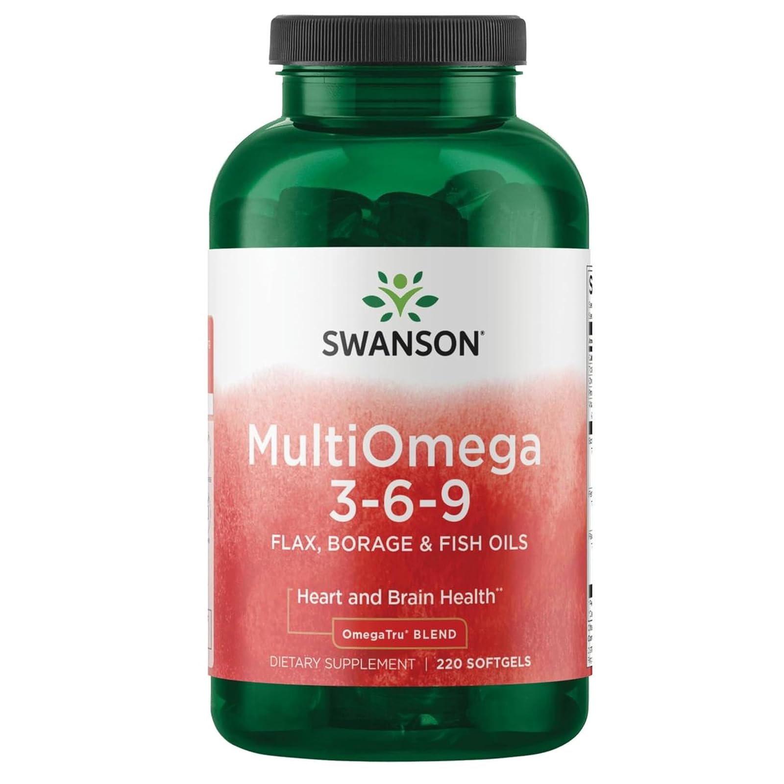 Swanson fish oil softgels for heart health