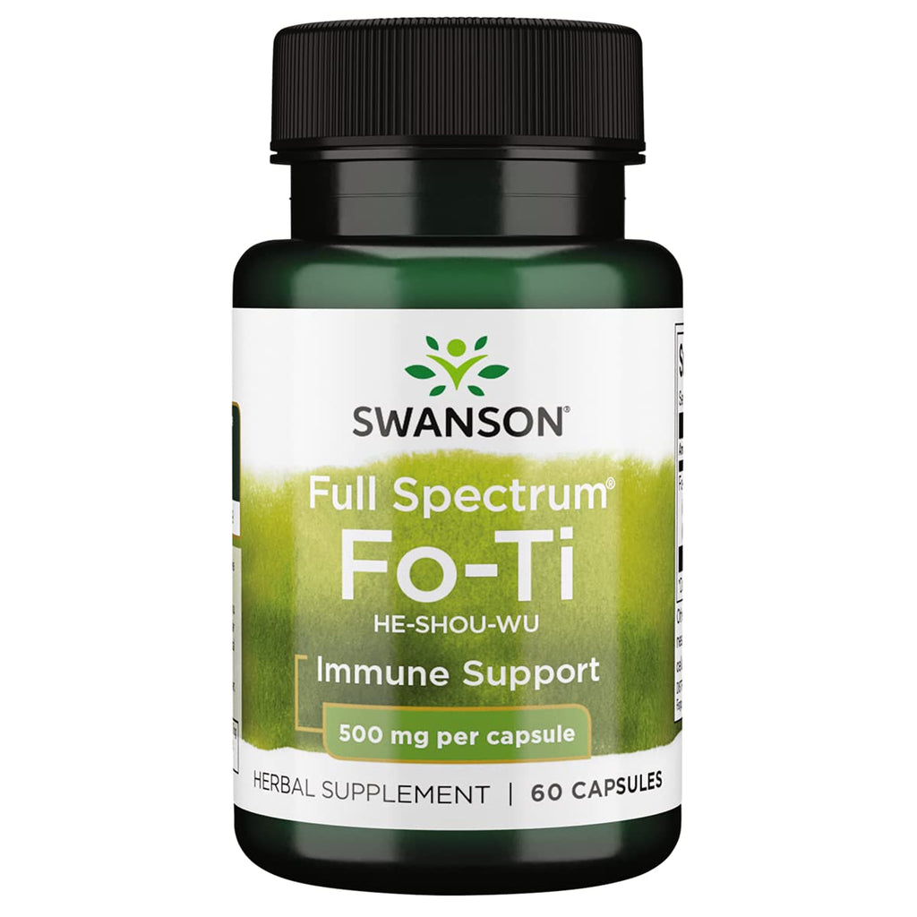 Swanson Fo-Ti 500 mg capsules